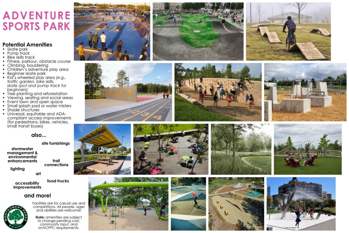 Wheaton Regional Park: Adventure Sports Park - Montgomery Parks